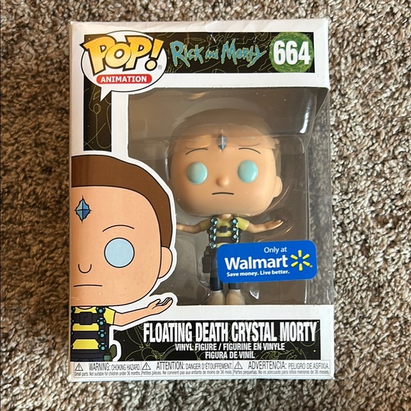 Funko | Other | Funko Pop Floating Death Crystal Morty Figure | Poshmark
